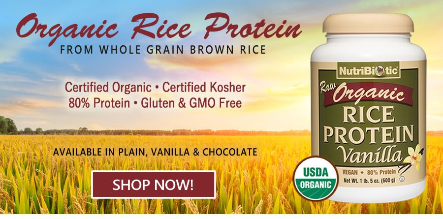 NutriBiotic Organic Rice Protein